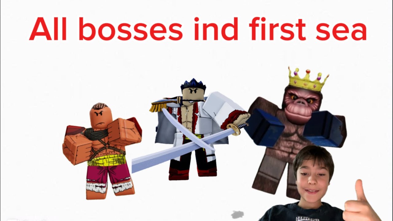 All bosses ind first sea bloxfruits ( found my old video place ) - YouTube