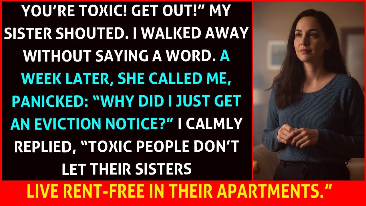 “My Sister Called Me Toxic, So I Walked Out. A Week Later, She Was ...