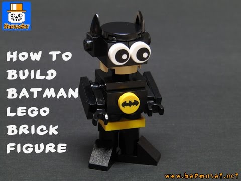 HOW TO BUILD: 01 BATMAN BRICK FIGURE ENGLISH - YouTube