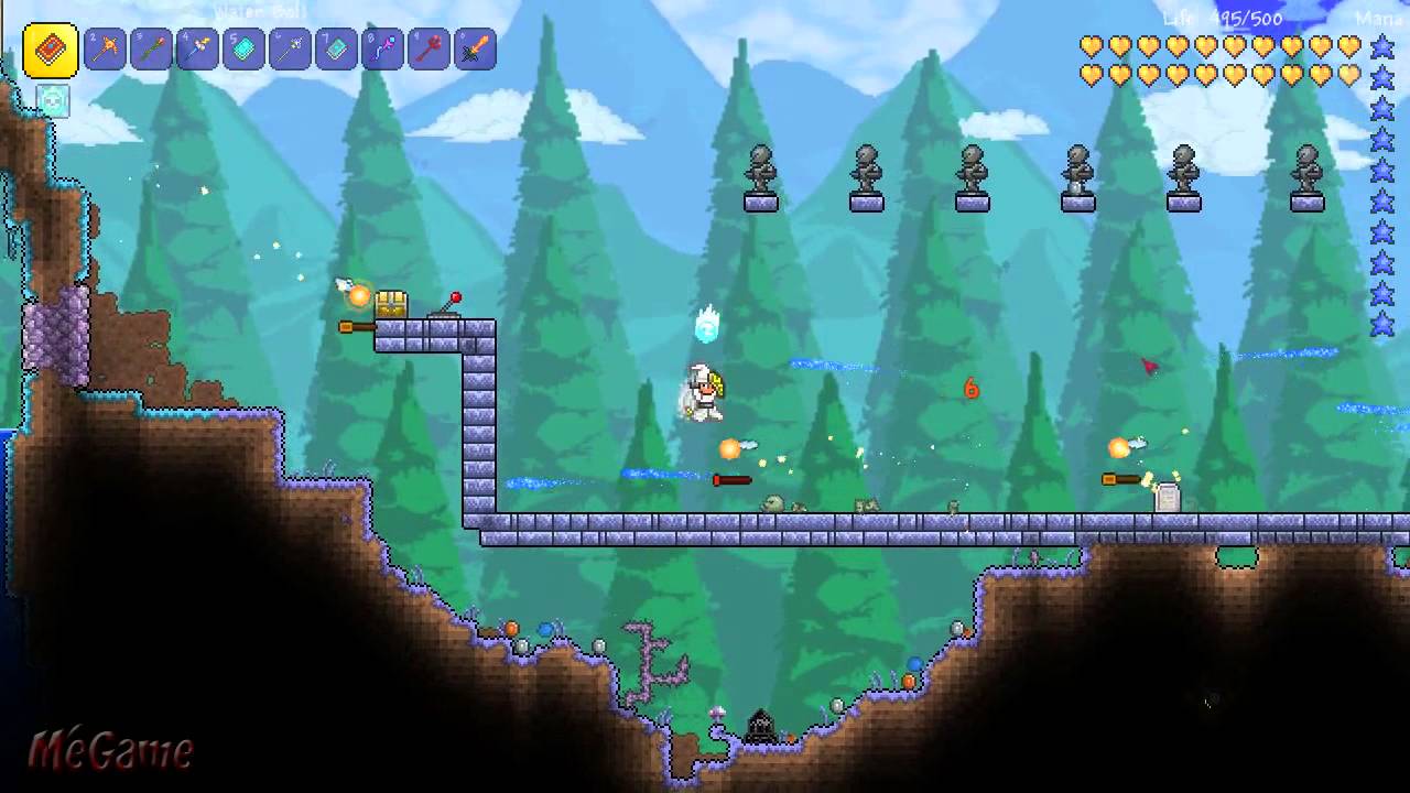 Terraria Weapon Guide: Water Bolt - YouTube