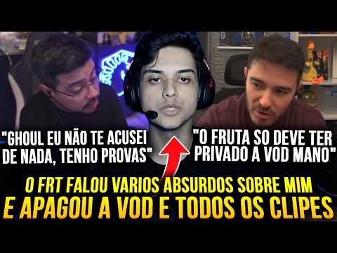 🚨GHOUL SE PRONUNCIA SOBRE TRETA E VAI PROCESSAR FRTT! FRTT SE DEFENDE E MANDA A REAL!