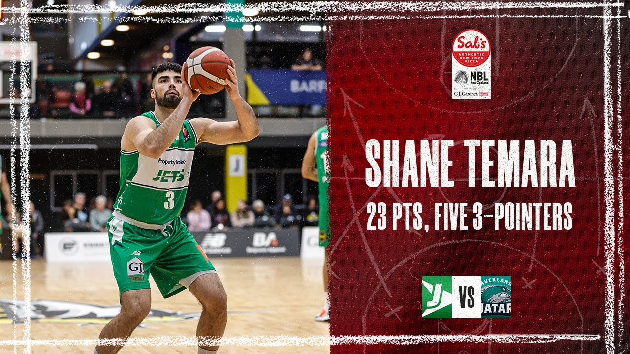 Shane Temara 23 POINTS, FIVE 3-POINTERS vs. Auckland Tuatara - YouTube