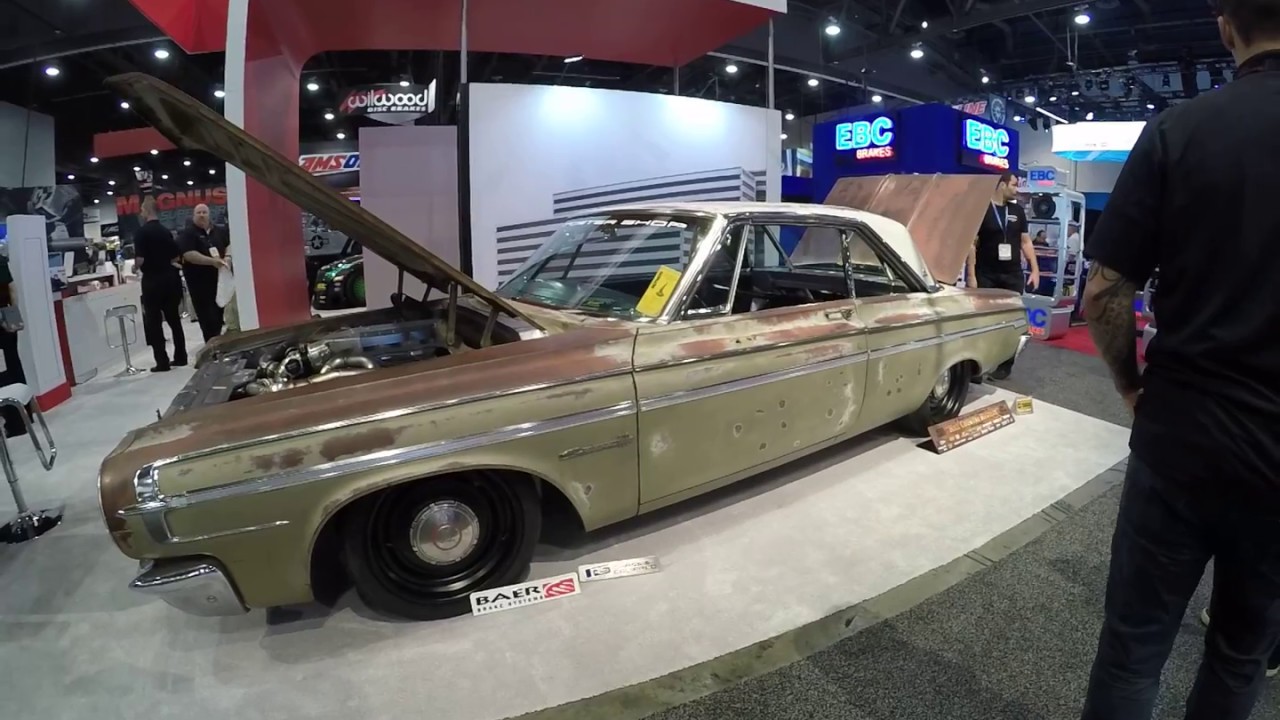 SEMA 2017 Jesse James Twin Turbo 1964 Dodge Polara - YouTube