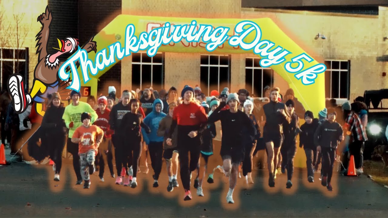 THANKSGIVING DAY 5K: Raising Funds To Help With School Lunches - YouTube