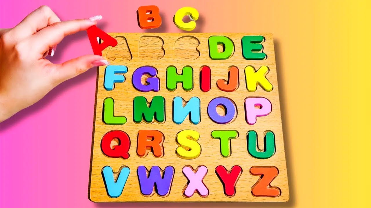 Learn ABC Puzzle For Toddlers | Find Missing Letters with Fruits and ...