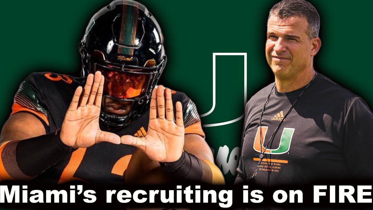 Miami Football is SURGING in recruiting! Miami gets big win for 5⭐ ...