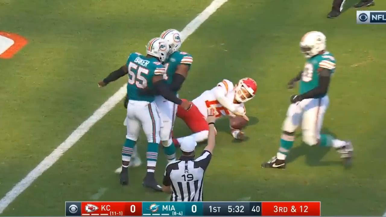 Unbelievable: Patrick Mahomes mistake - Longest SACK in NFL history ...