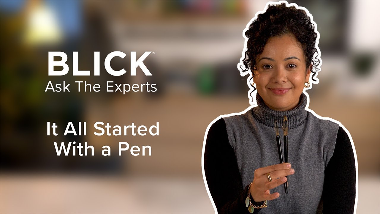 At Blick, It All Started with a Pen - YouTube