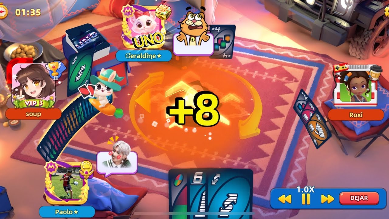 UNO! Mobile Game | Go Wild x600 + Wild +6 - YouTube