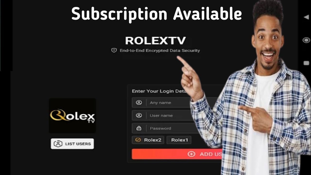 Rolex tv subscription Available | Rolex IPTV subscription review - YouTube