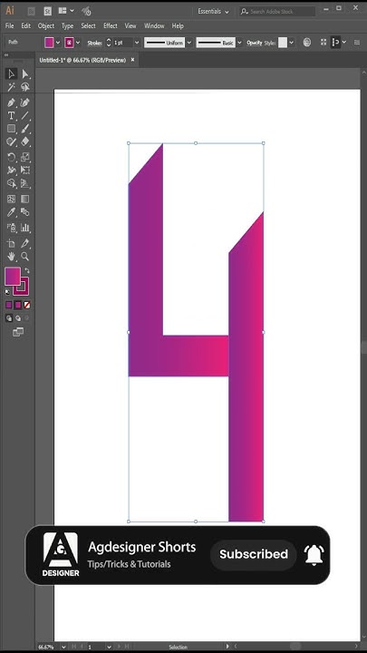 Let's Create No 4 With Shapes Adobe Illustrator 2 Variation shorts # ...