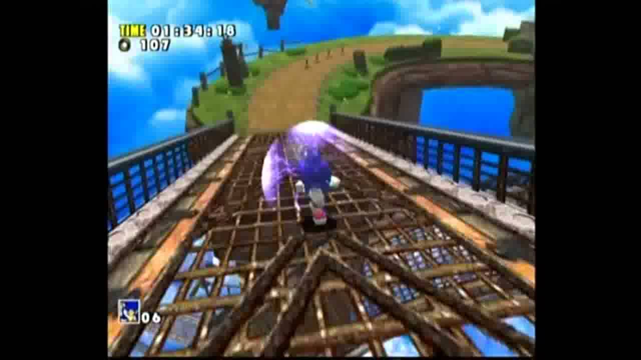 Sonic Adventure Walkthrough - 007 - Sonic - Windy Valley Level B - YouTube