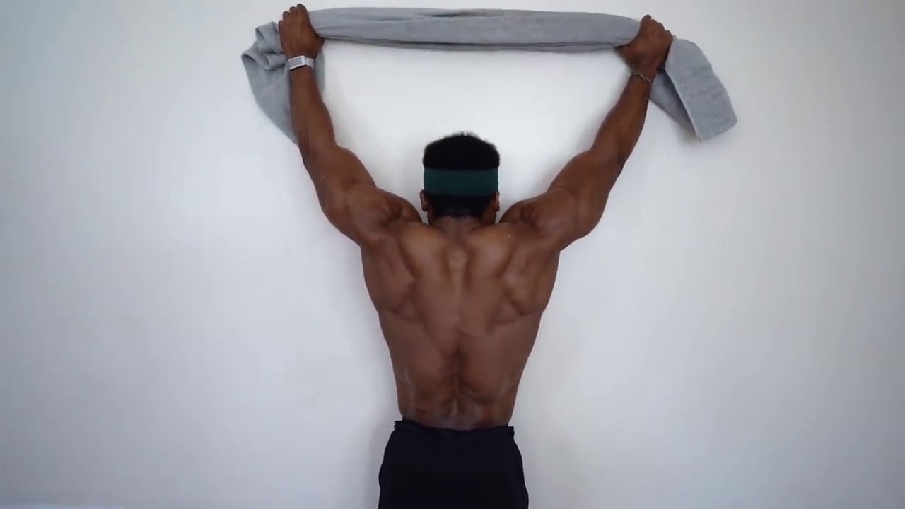 Scapula Towel Pulldown - YouTube