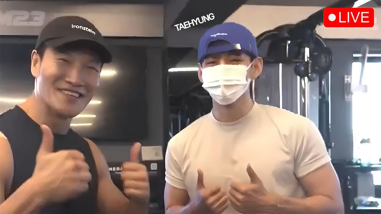 1 Minute Ago! Taehyung Just Uploaded His First Vlog with Jong-Kook at the Gym - YouTube