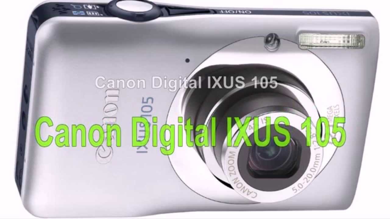 Canon Digital IXUS 105_ canon 105_ - YouTube