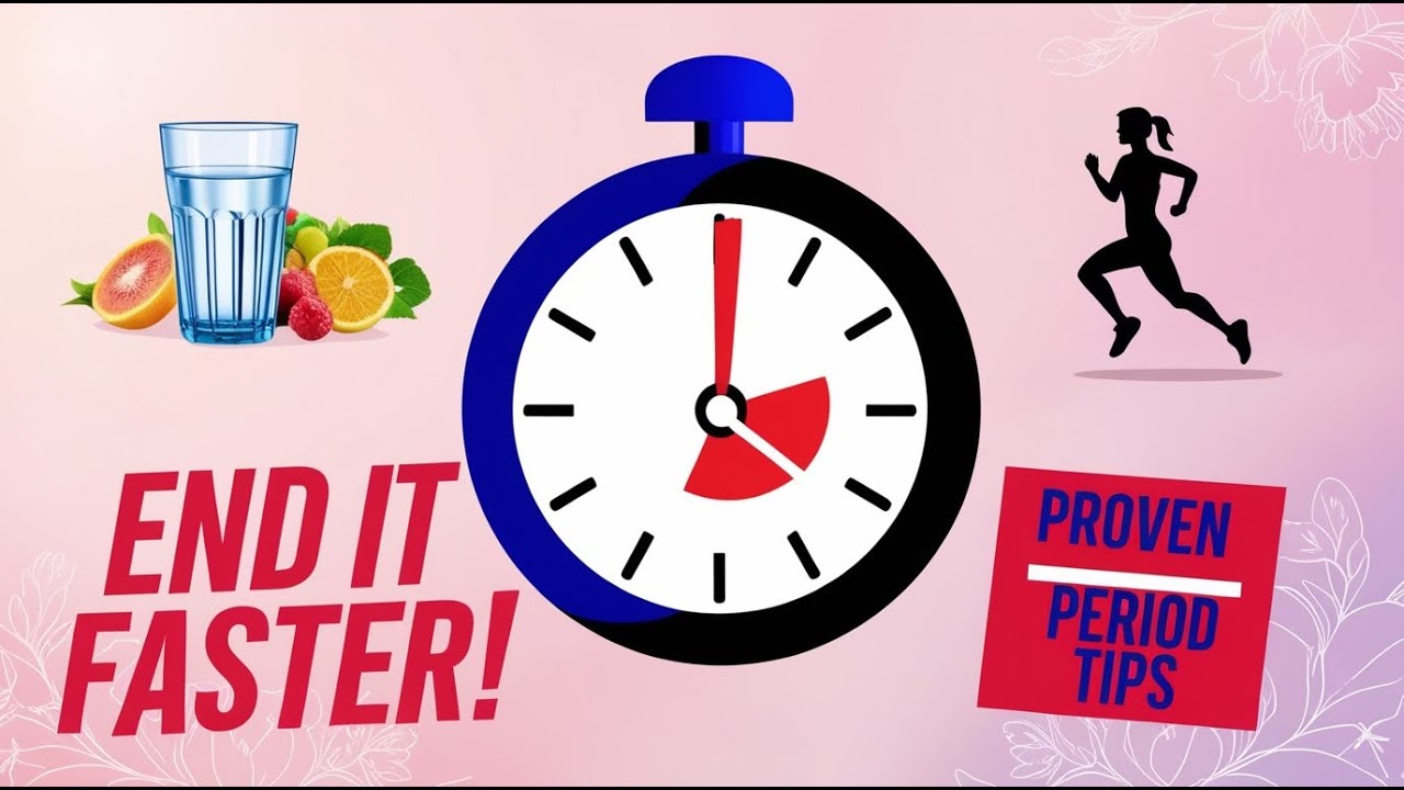 How to Make Your Period End Faster - YouTube