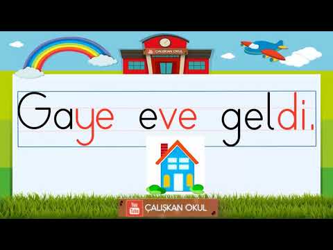 G Sesi Hece, Kelime, Cümle Okuma Etkinlikleri | G Sesi Öğretimi | G Sesi Okuma Çalışması | G Harfi