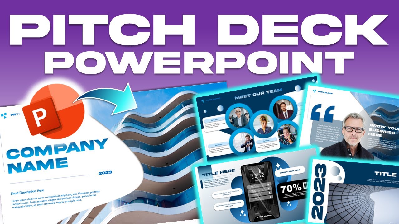 PITCH DECK TEMPLATE POWERPOINT | Microsoft 365 - YouTube