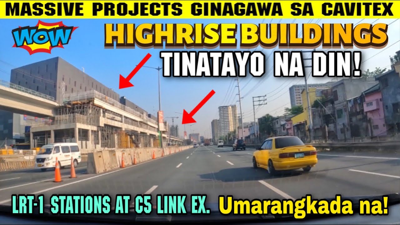 MASSIVE PROJECTS Along CAVITEX MATUTUNGHAYAN ! LRT-1 EXTENSION STATION ...