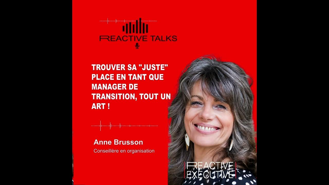 REACTIVE TALKS avec Anne Brusson - YouTube
