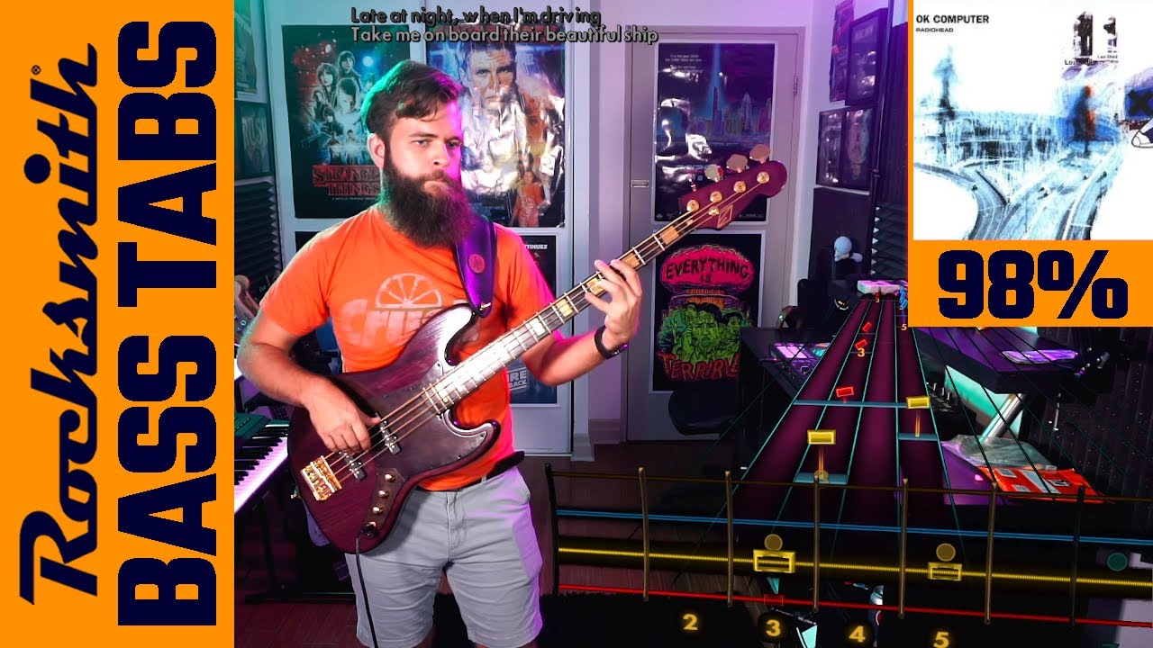 Radiohead－Subterranean Homesick Alien｜Rocksmith Bass Tabs [E Std] - YouTube