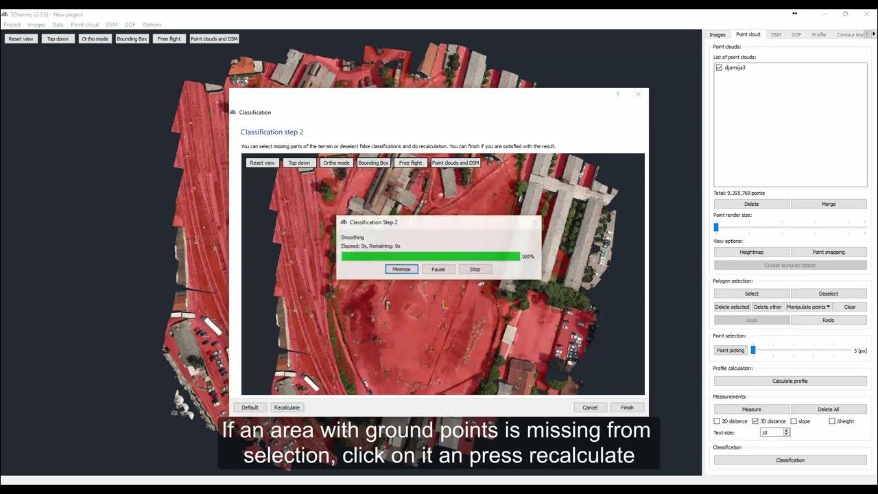 Tutorial 40 How to classify and extract ground points from a point ...