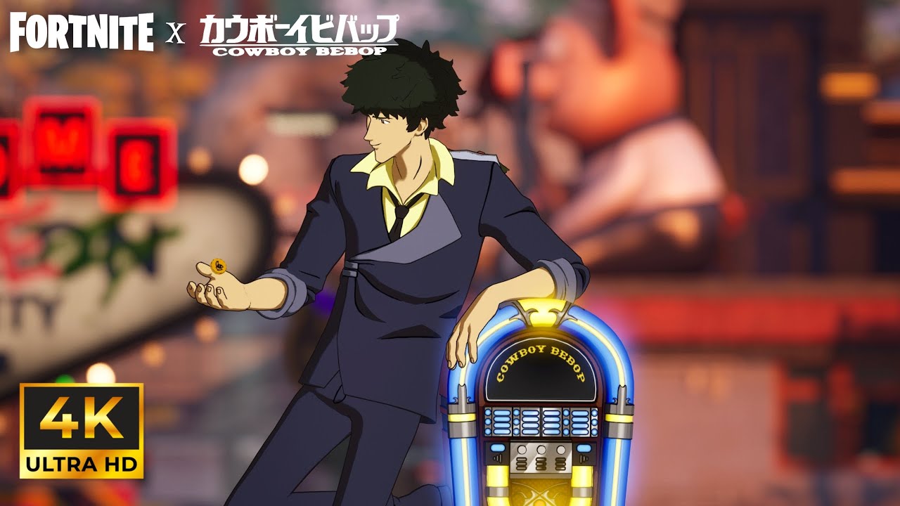 Spike Spiegel 4K Gameplay | FORTNITE x COWBOY BEBOP - YouTube