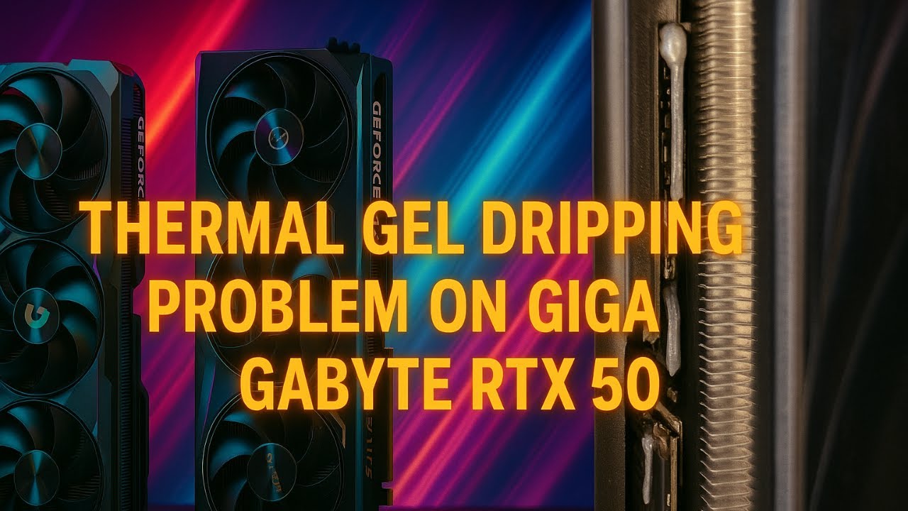 Thermal Gel Dripping Problem on Gigabyte RTX 50 Graphics Cards - YouTube