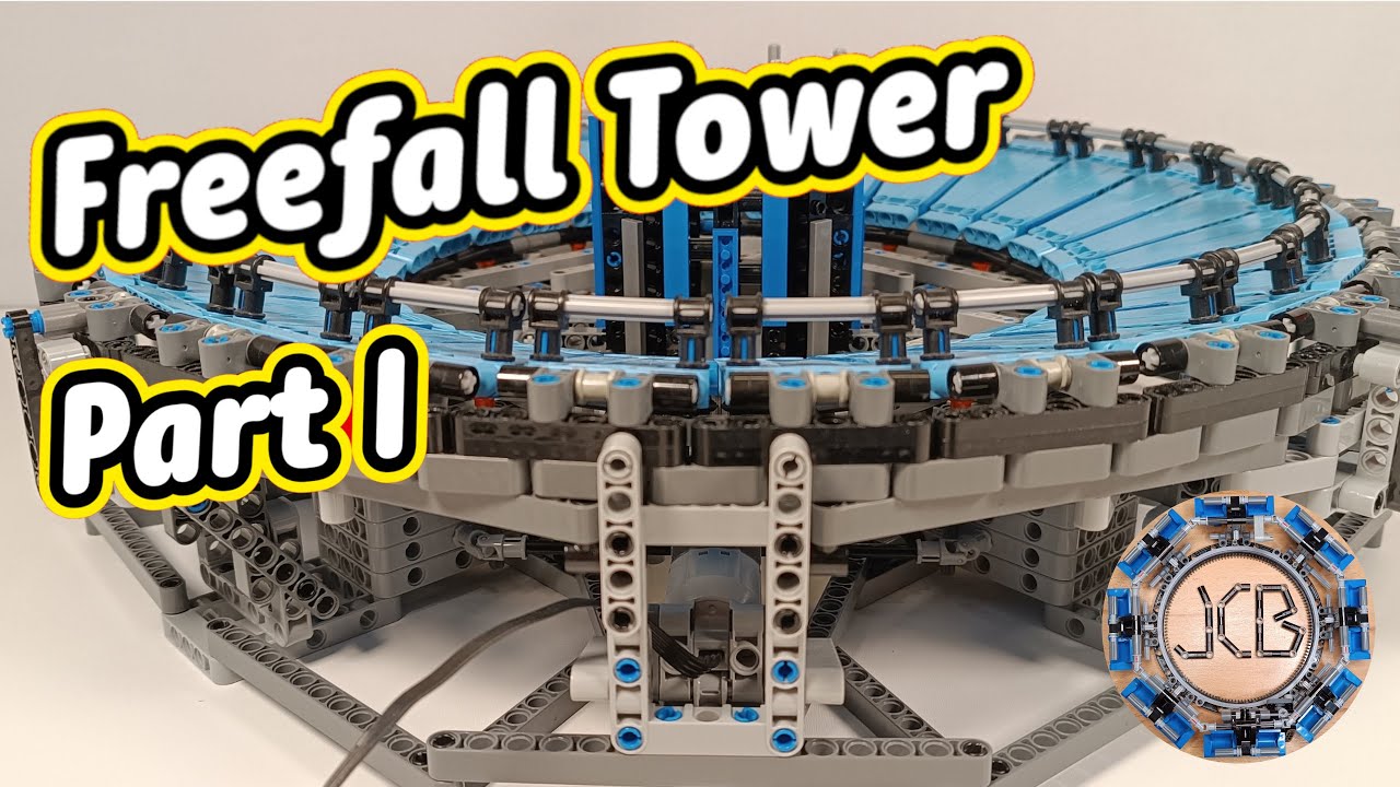 Building a Lego Freefall Tower | Part I: The base with lift platform ...
