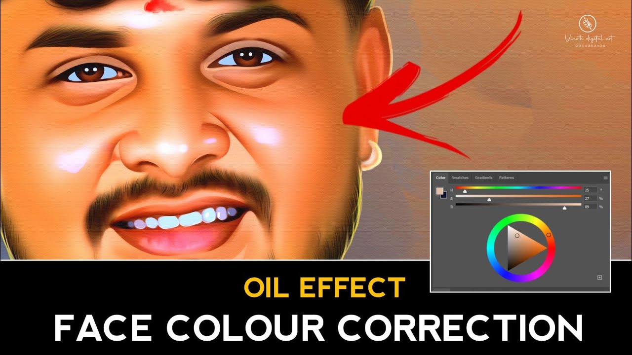 Oil Effect Face Colour Correction tutorial பாக்க போறோம் 🤩🤗 ...