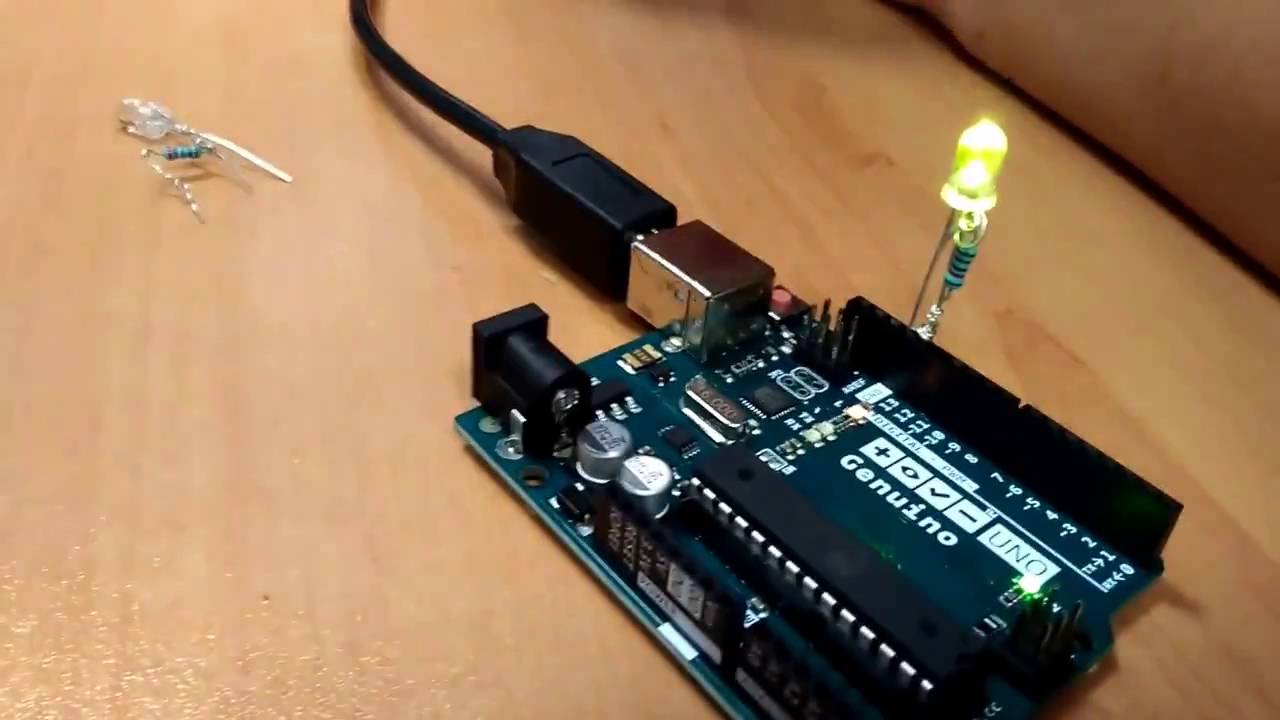 Arduino leds resistencias - YouTube