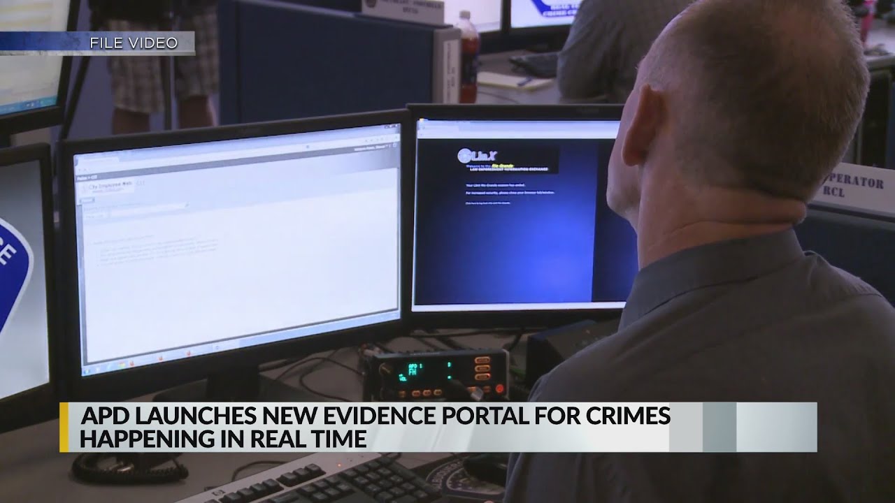 Albuquerque police launch evidence portal for in-progress crimes - YouTube