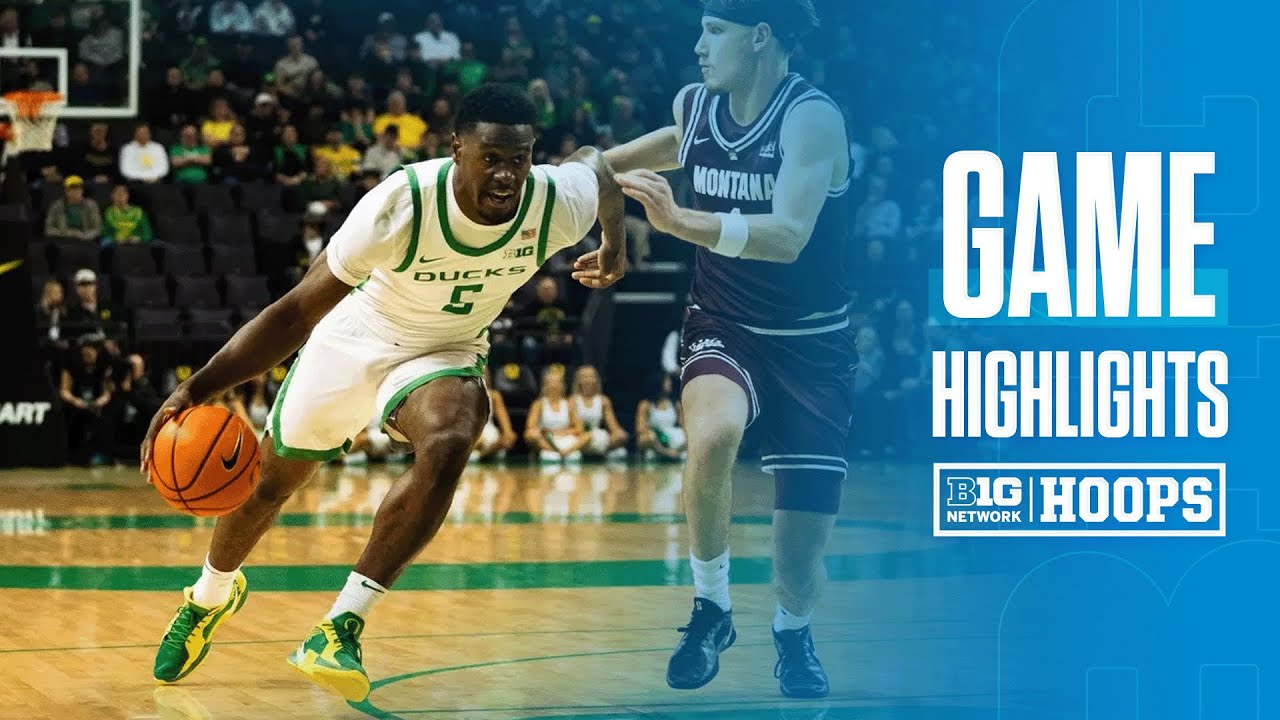 Portland at Oregon | Highlights | Big Ten Men's Basketball - YouTube