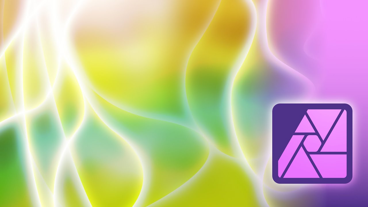 Abstract Wallpaper DIY in Affinity Photo V2 - Video Tutorial - YouTube