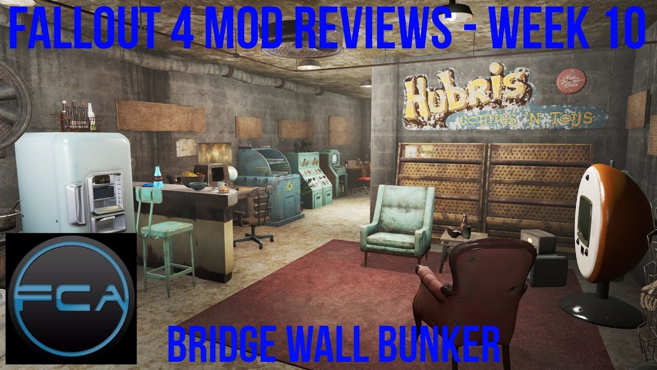 Bridge Wall Bunker - Fallout 4 Mods - Week 10 - YouTube