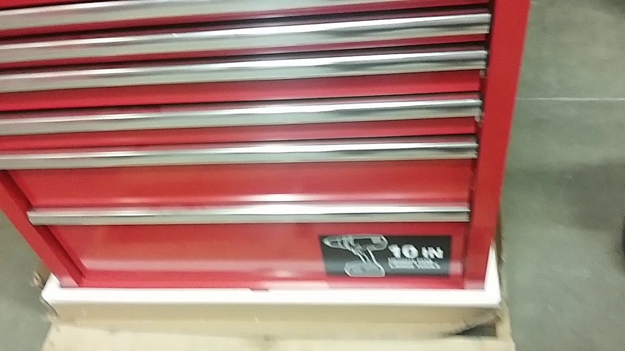 New husky 24-inch deep tool box - YouTube