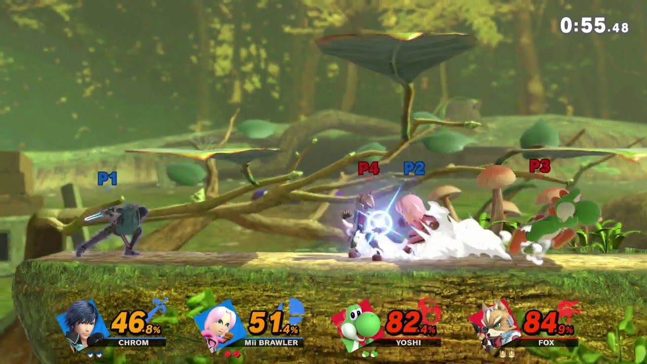 SSBU: Stock/Distant Planet - Nicolai1, 2 (Yoshi, Fox) v Kattan1, 2 ...