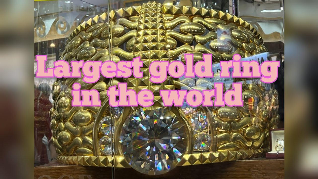 Largest gold ring in the world - YouTube
