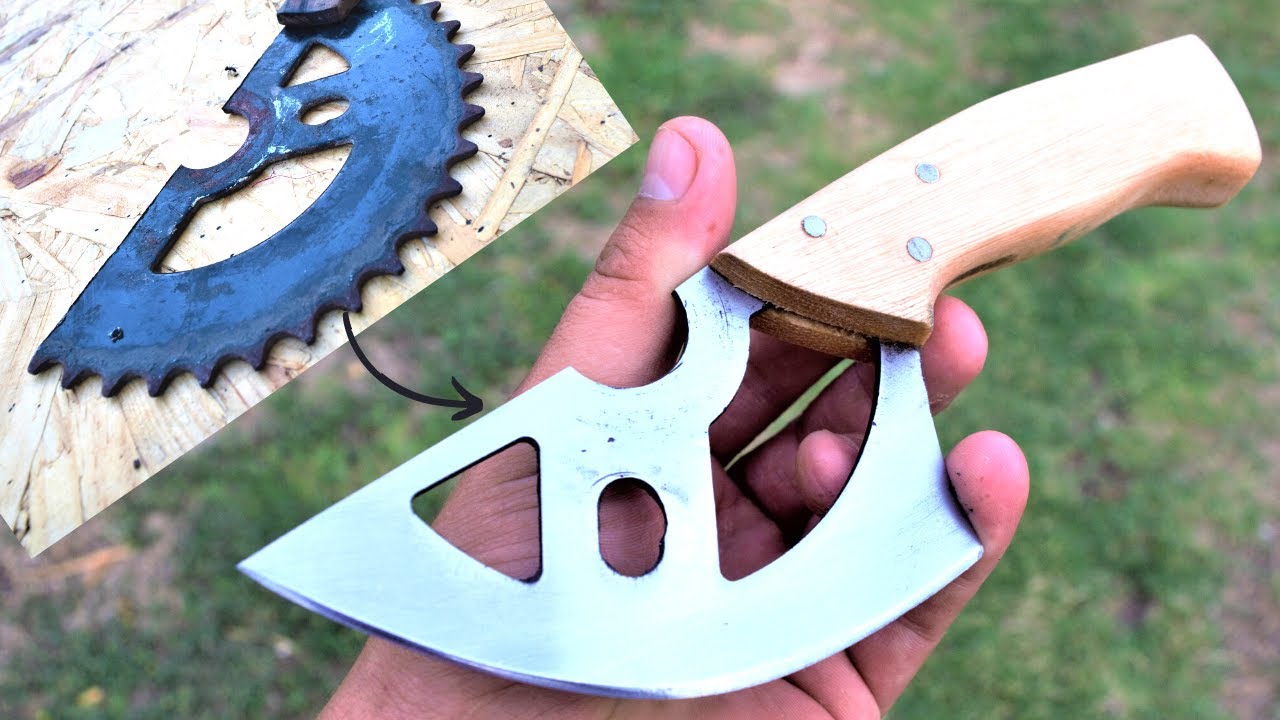 SIMPLE KNIFE! made with SCRAP // VERY SHARP!! - YouTube