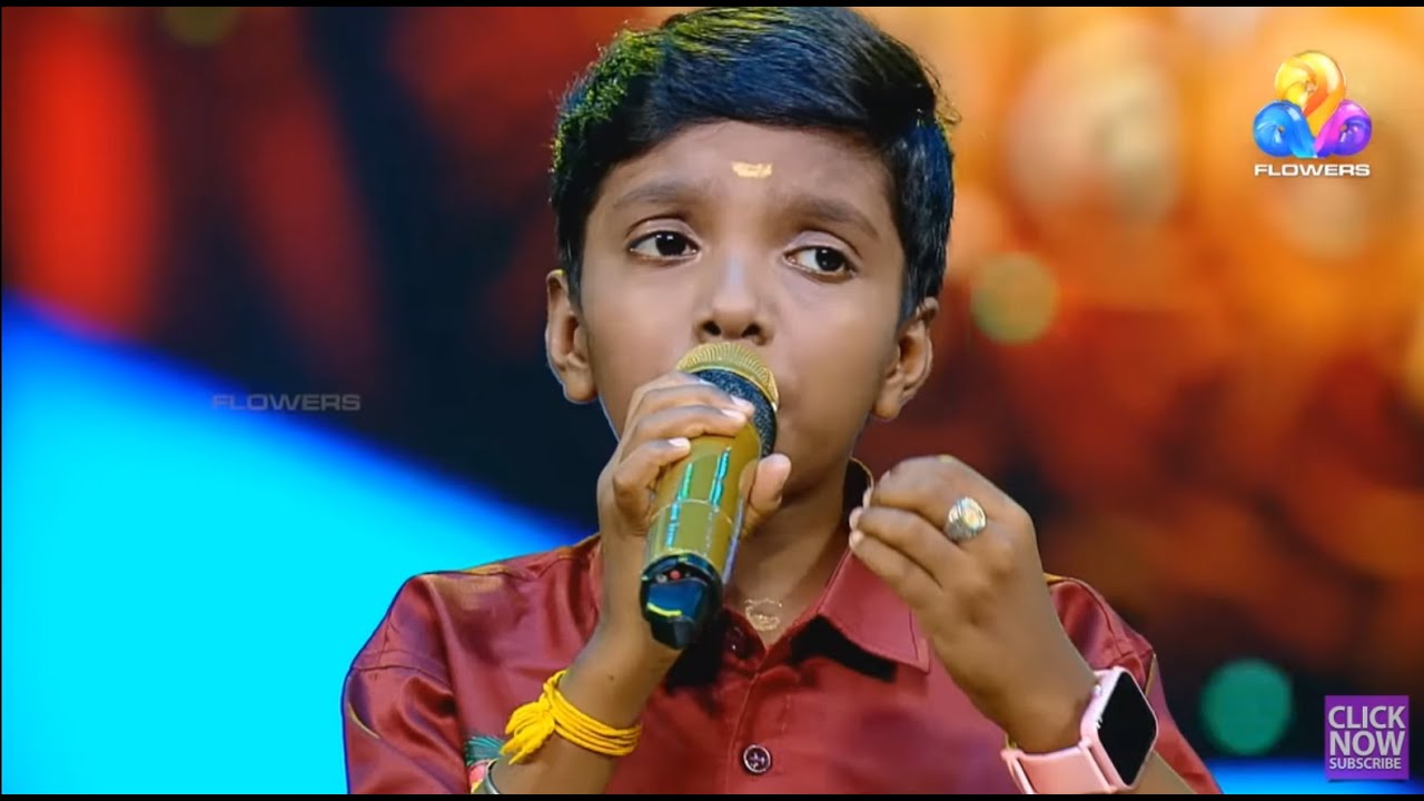 നീയെന്നെ... ഗായകനാക്കി ഗുരുവായൂരപ്പ.... | ദേവദർശ് അണ്ണൻ | Flowers Top ...