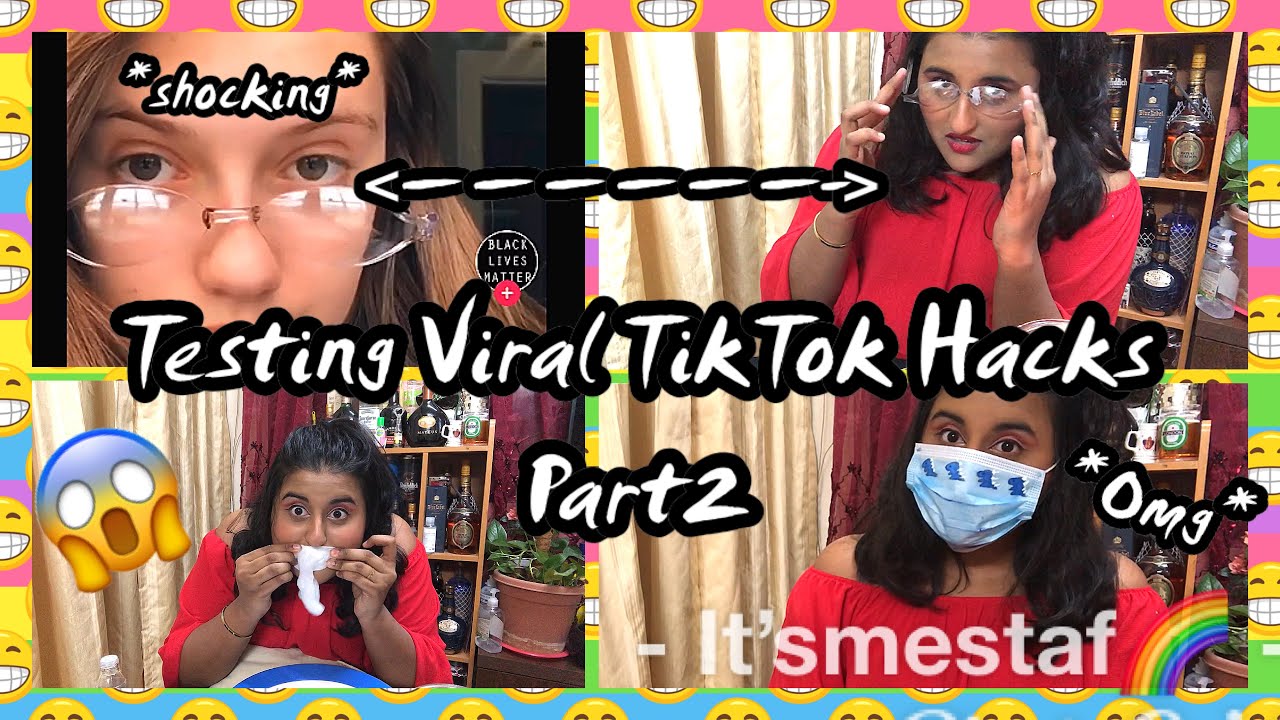 Testing out Viral Tik Tok Hacks Part:2 ⚠️ ️*HILARIOUS* - YouTube