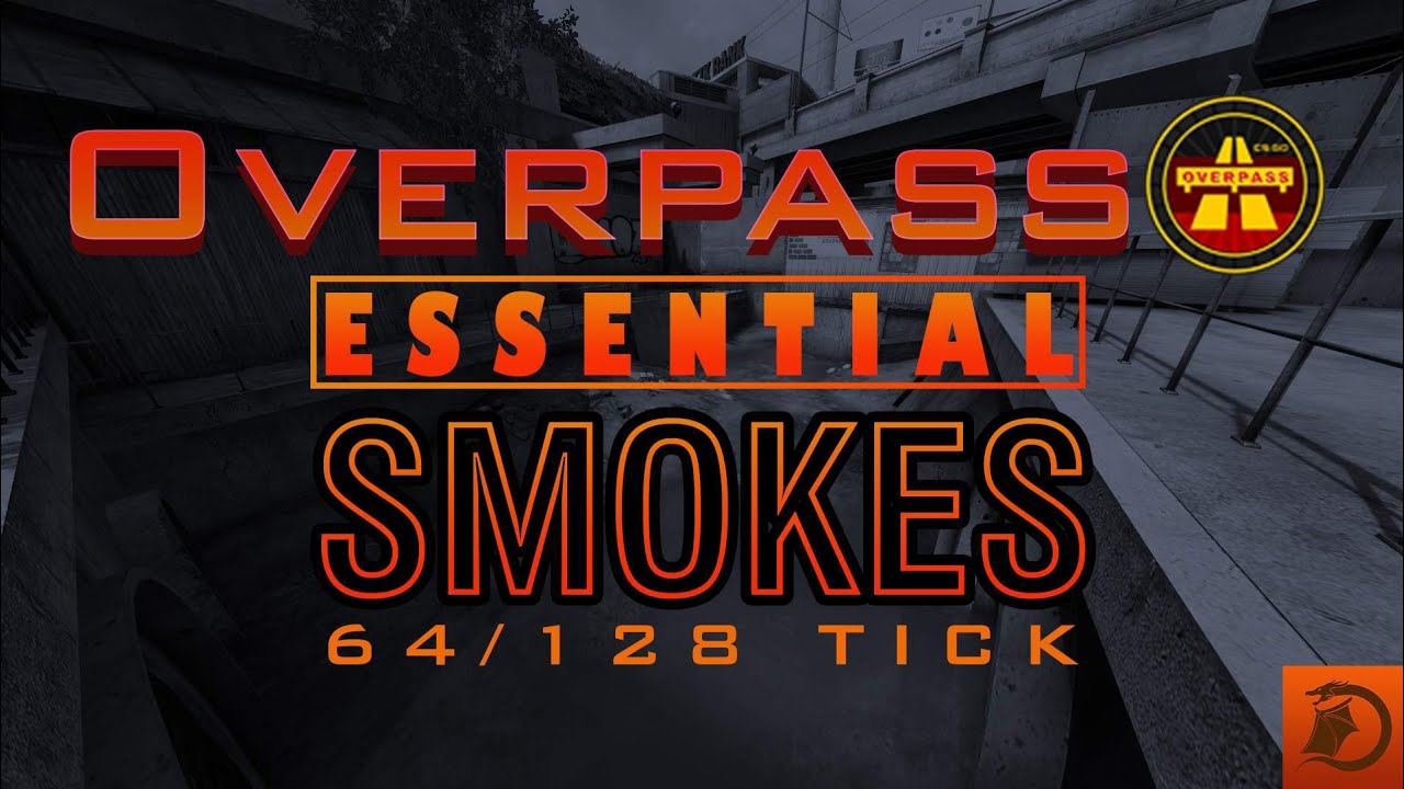 Overpass smokes 2020(64/128 tick) - CSGO - YouTube