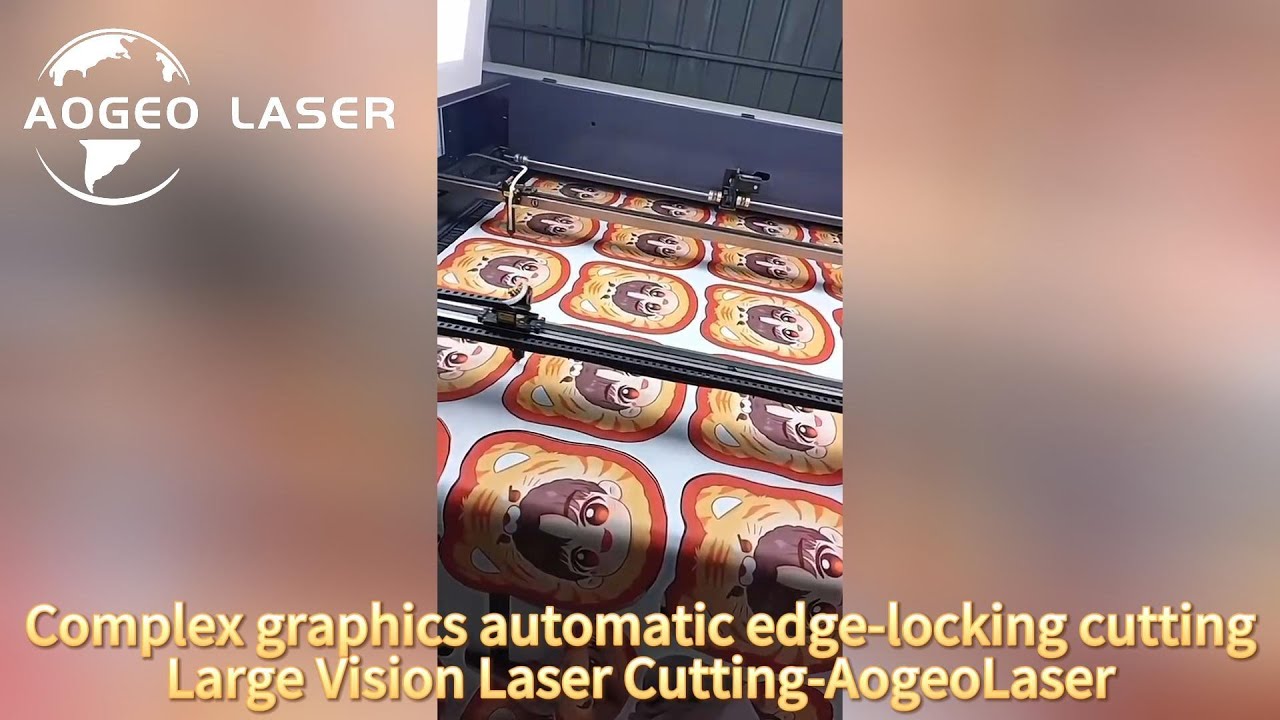 Complex graphics automatic edge-locking cutting-Large Vision Laser ...