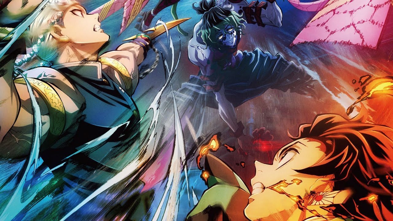 Tengen and Tanjro vs Gyutaro and Daki Demon Slayer Entertainment ...