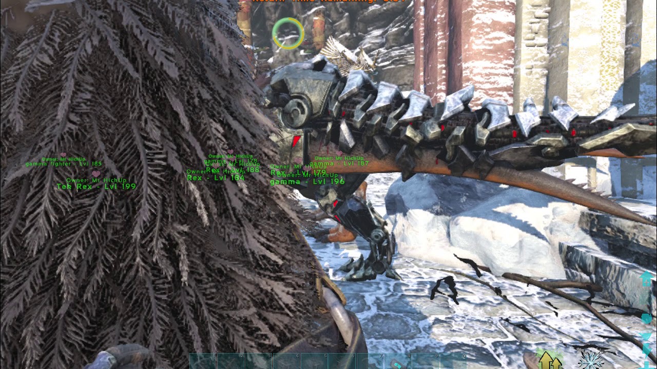 Ark Island E 38, Alpha Megapithecus Fight! - YouTube