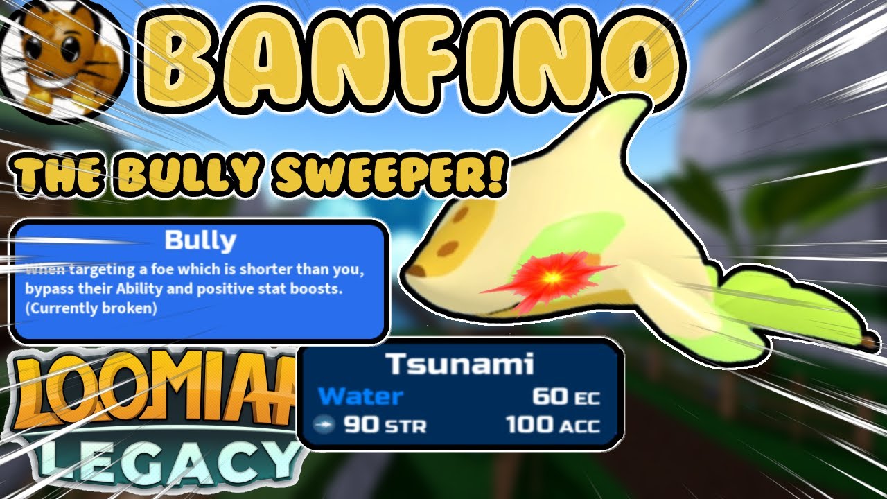 BANFINO The BULLYING Sweeper! - Loomian Legacy PVP Showcase - YouTube