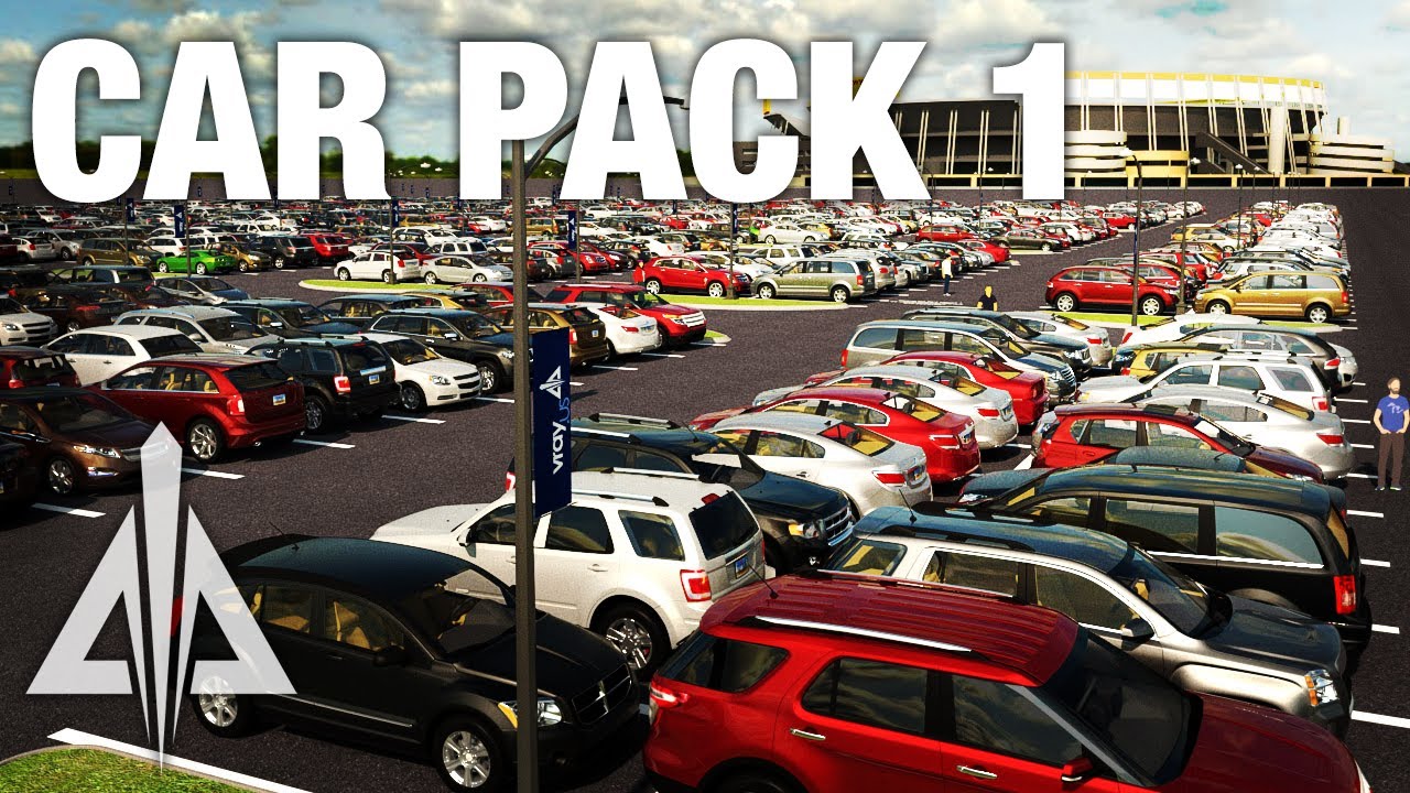 Trinity3D Car Pack 1 for SketchUp and V-Ray - YouTube