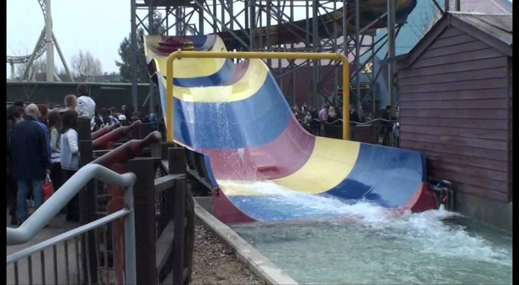 Storm Surge Spinning Water Ride Thorpe Park UK Offride POV - YouTube