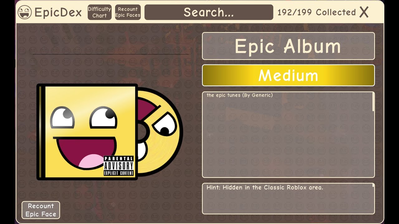 How to get Epic Album in Find the Epic Faces - YouTube