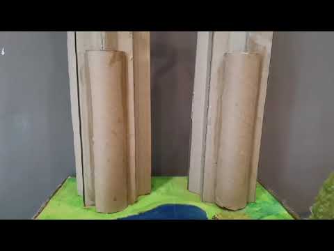 Replika KLCC dari bahan kitar semula - YouTube